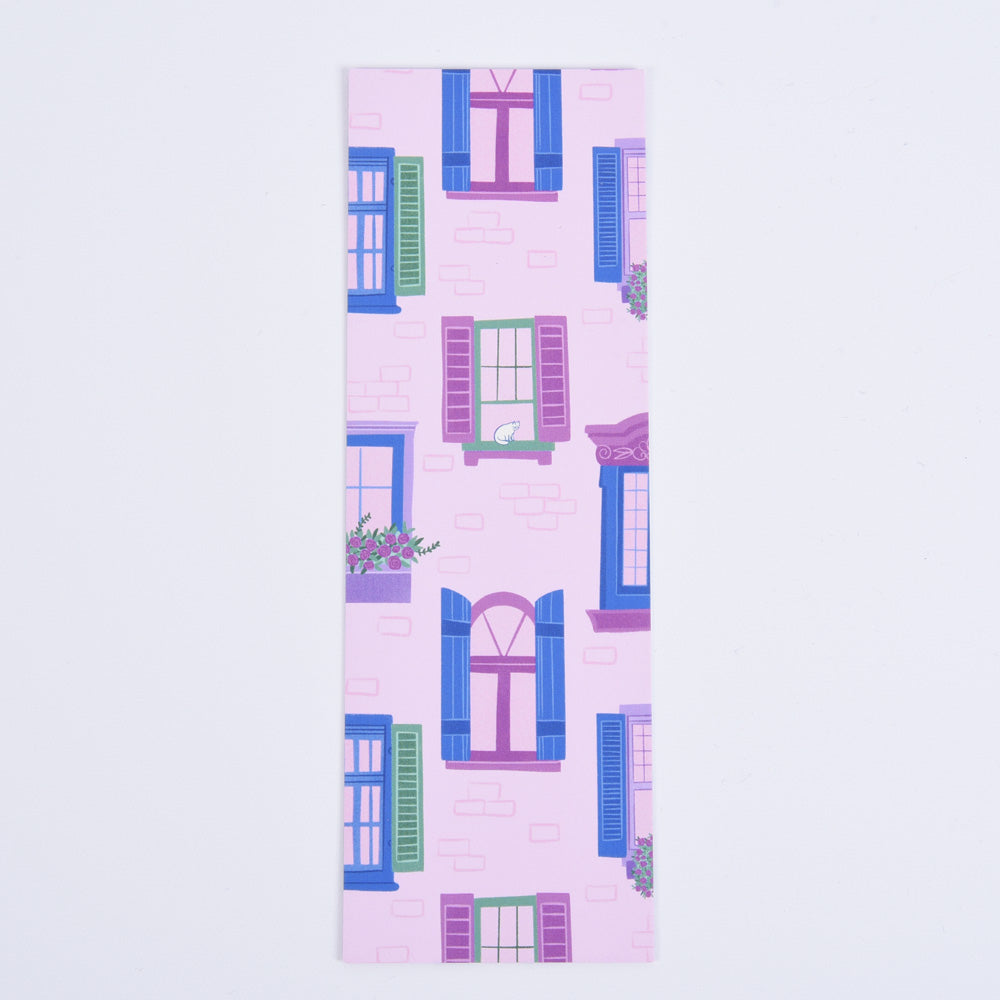 Whimsical Windows Bookmark – Palindrome Art